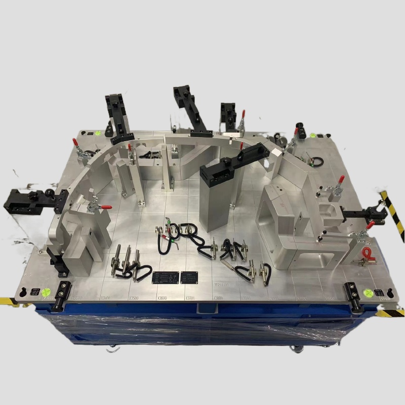 checking fixture for metal parts